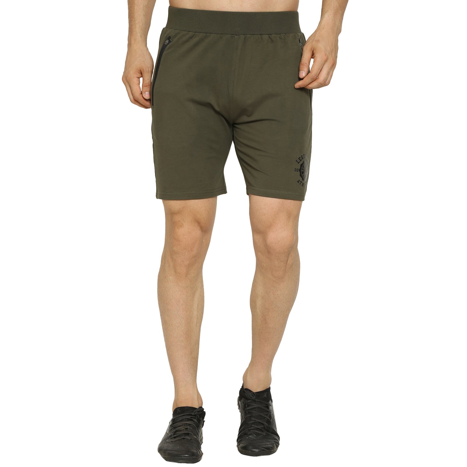 GC Essentials Terry With Spandex Shorts Color Olive - GC Naksum ...