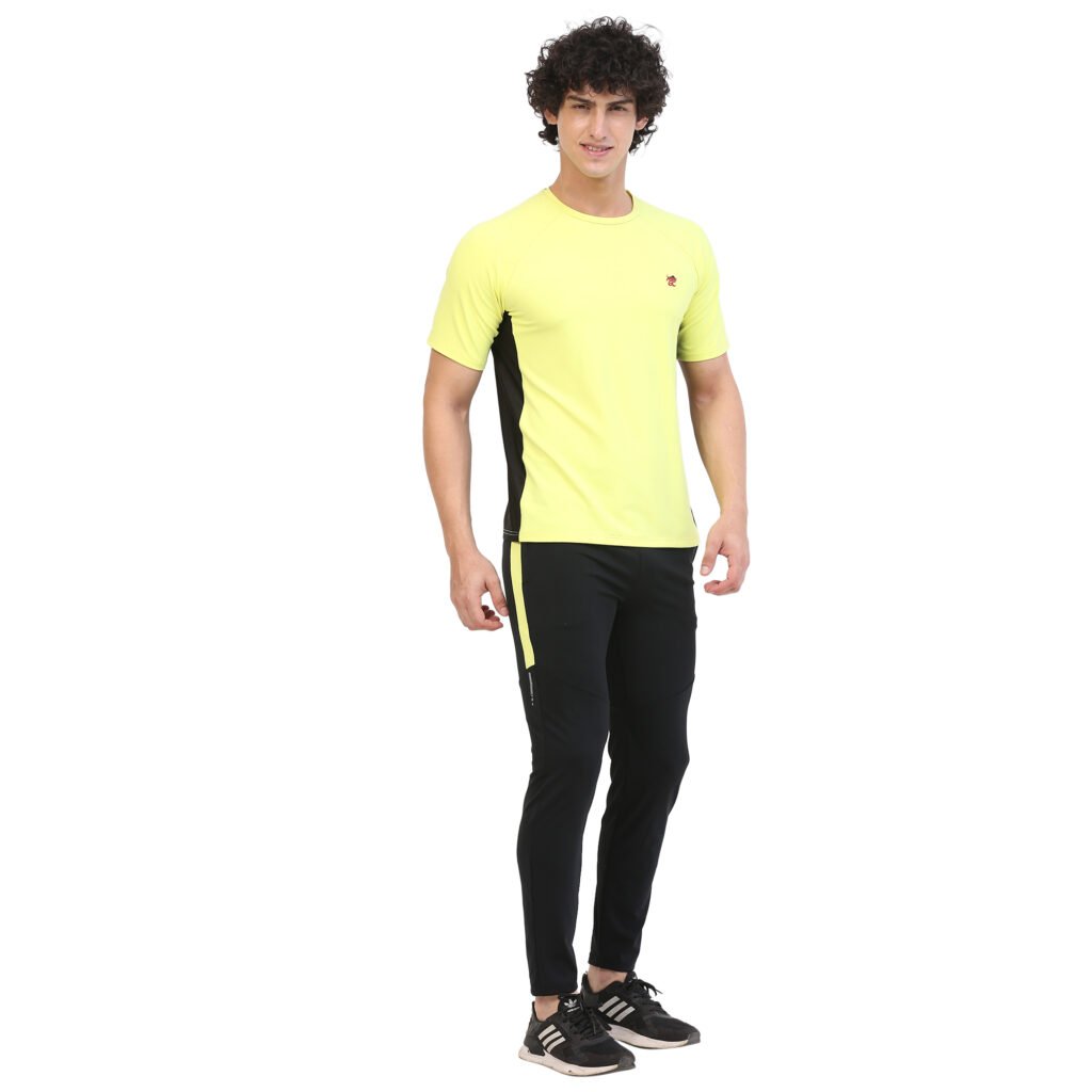 GC Men's Raglan Training Tech T-shirt Color Lemon - GC Naksum