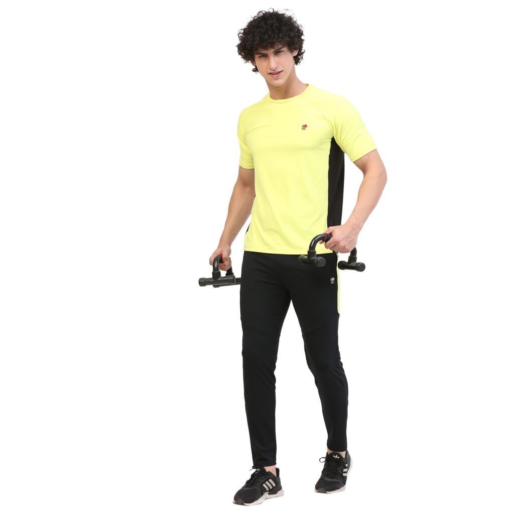 GC Men's Raglan Training Tech T-shirt Color Lemon - GC Naksum